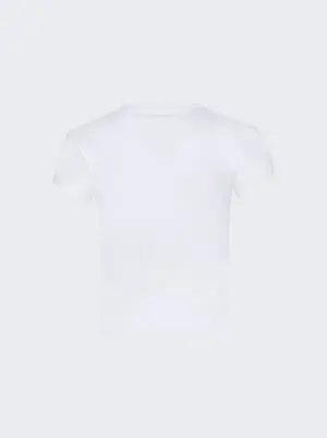Alexander Wang Baby Tee With Hotfix Graphic
