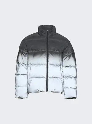 Alexander Wang Reflective Gradient Puffer Jacket - Gray