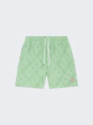 Casablanca Towelling Monogram Short