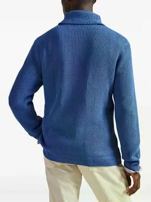 Polo Ralph Lauren Cotton Shawl-collar Cardigan - Blue