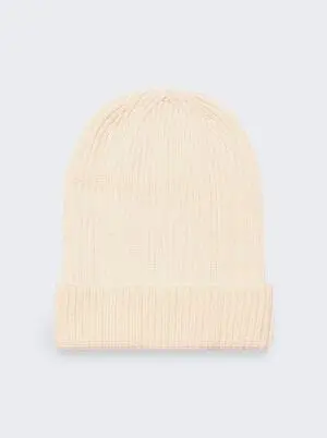 THE ELDER STATESMAN Cashmere Beanie - Ivory