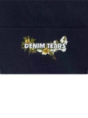 DENIM TEARS Floral Beanie