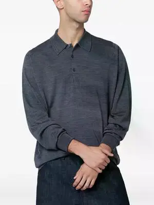 John Smedley Dorset Long-sleeve Polo Shirt