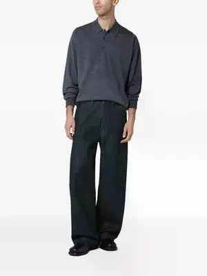 John Smedley Dorset Long-sleeve Polo Shirt