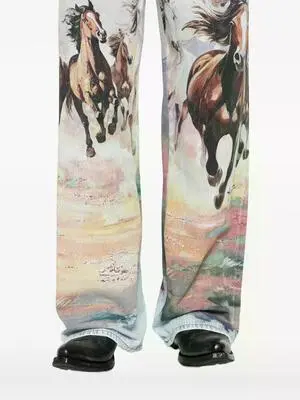 Amiri Horse Print Jeans