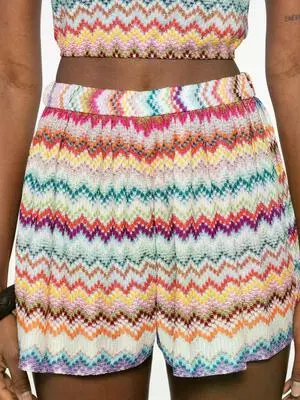 Missoni Chevron Knitted Shorts