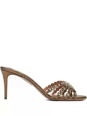 Aquazzura Trimmed Mules Clogs For Women