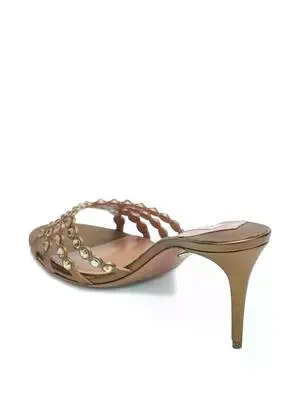 AQUAZZURA Tequila Embellished Sandals
