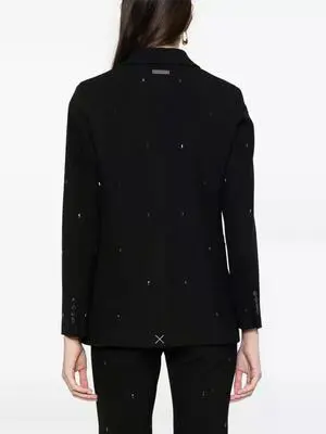 Peserico Crystal-embellished Blazer - Black