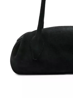 Yuzefi Mini Oyster Suede Tote Bag - Black