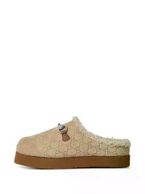 Gucci Interlocking-g Horsebit Slippers