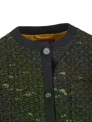 Gucci Button-up Tweed Coat