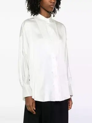 Brunello Cucinelli Band-collar Blouse