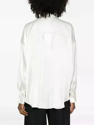 Brunello Cucinelli Band-collar Blouse