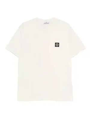 Stone Island Patch T-shirt - Neutrals