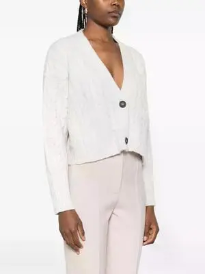 Peserico Cable-knit Cardigan