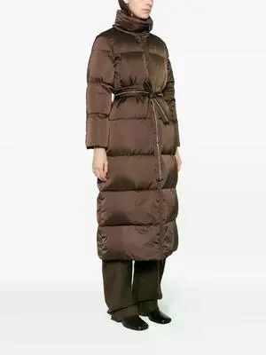 Peserico Monili-chain Belted Puffer Jacket