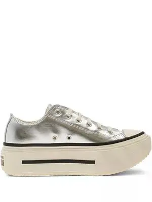 Converse Silver Tone Sneakers For Women