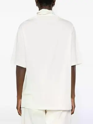 LEMAIRE Roll-neck Short-sleeve T-shirt - Neutrals