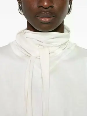 LEMAIRE Roll-neck Short-sleeve T-shirt - Neutrals