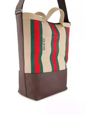 Gucci Web-stripe Tote Bag