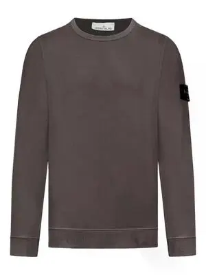Stone Island Compass Logo Long-sleeve Sweatshirt - Grey