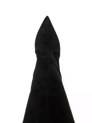 Casadei Blade 115mm Over-the-knee Suede Boots