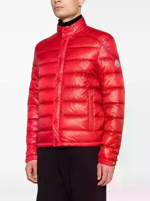 Moncler Quilted Down Jacket - Red