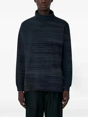 Comme Des Garçons Striped Turtleneck Sweatshirt
