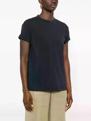 Brunello Cucinelli High-neck T-shirt With Monile Detail