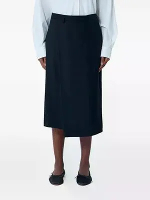 THE ROW Asymmetrical Midi Skirt