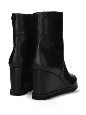 MEXX Wedge Zip Boots - Black