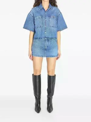 Alexander Wang Patch-pocket Denim Shirt
