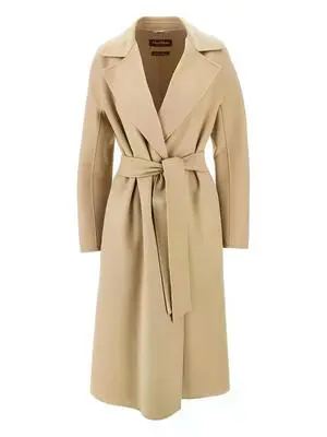 Max Mara Tie Detailed Coats For Women