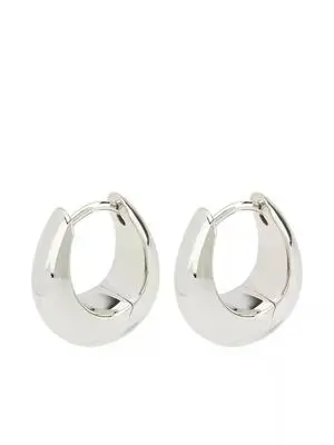 Tom Wood Ice Hoop Earrings - Silver