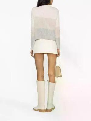 Peserico Colour-block Alpaca-blend Jumper