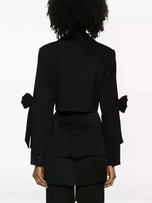GANNI Double-breasted Cropped Jacket