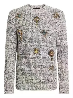 Dolce & Gabbana English Rib Knit Pullover