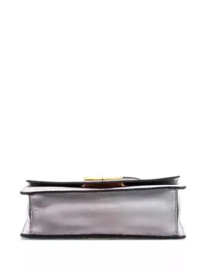 Prada Envelope Flap Chain Shoulder Bag Saffiano Leather Small Crossbody