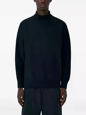 Comme Des Garçons High-neck Ribbed Sweater