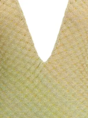 Missoni V-neck Criss Cross Swimsuit