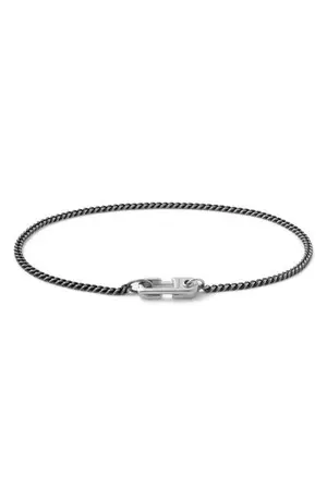 Miansai Mini Annex Bracelet - Ruthenium Brushed Black