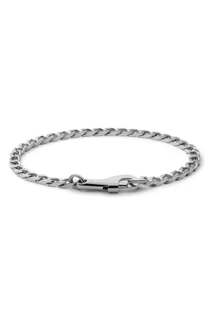 Miansai Snap Chain Bracelet - Sterling Silver/polished