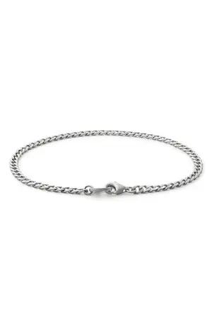 Miansai Annex Cuban Chain Bracelet - Sterling Silver/matte
