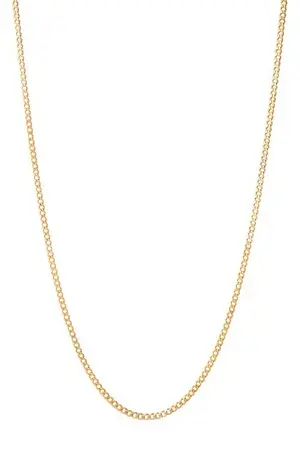 Miansai Cuban Chain Necklace - Gold Vermeil Polished