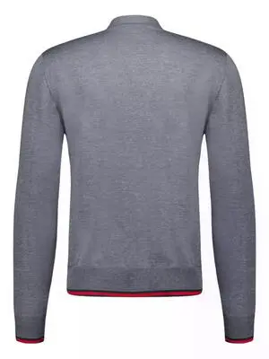 Gucci Web-detail Wool Cardigan