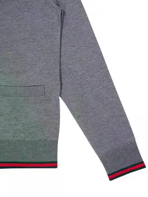 Gucci Web-detail Wool Cardigan