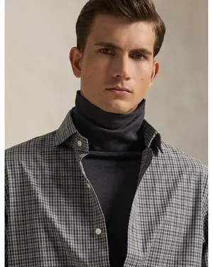 Polo Ralph Lauren Classic Fit Tattersall Poplin Shirt - Grey