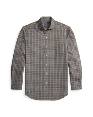 Polo Ralph Lauren Classic Fit Tattersall Poplin Shirt - Grey