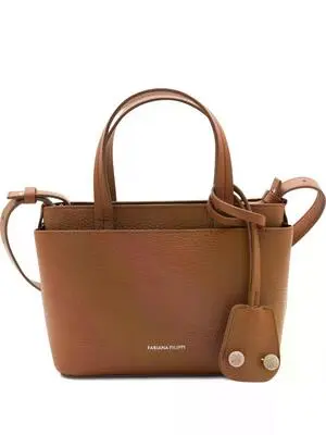Fabiana Filippi Leather Tote Bag - Brown
